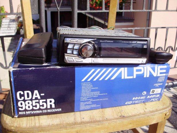 Alpine 9855 headunit, 4V izlazi,vremenska korekcija, TOP MODEL
