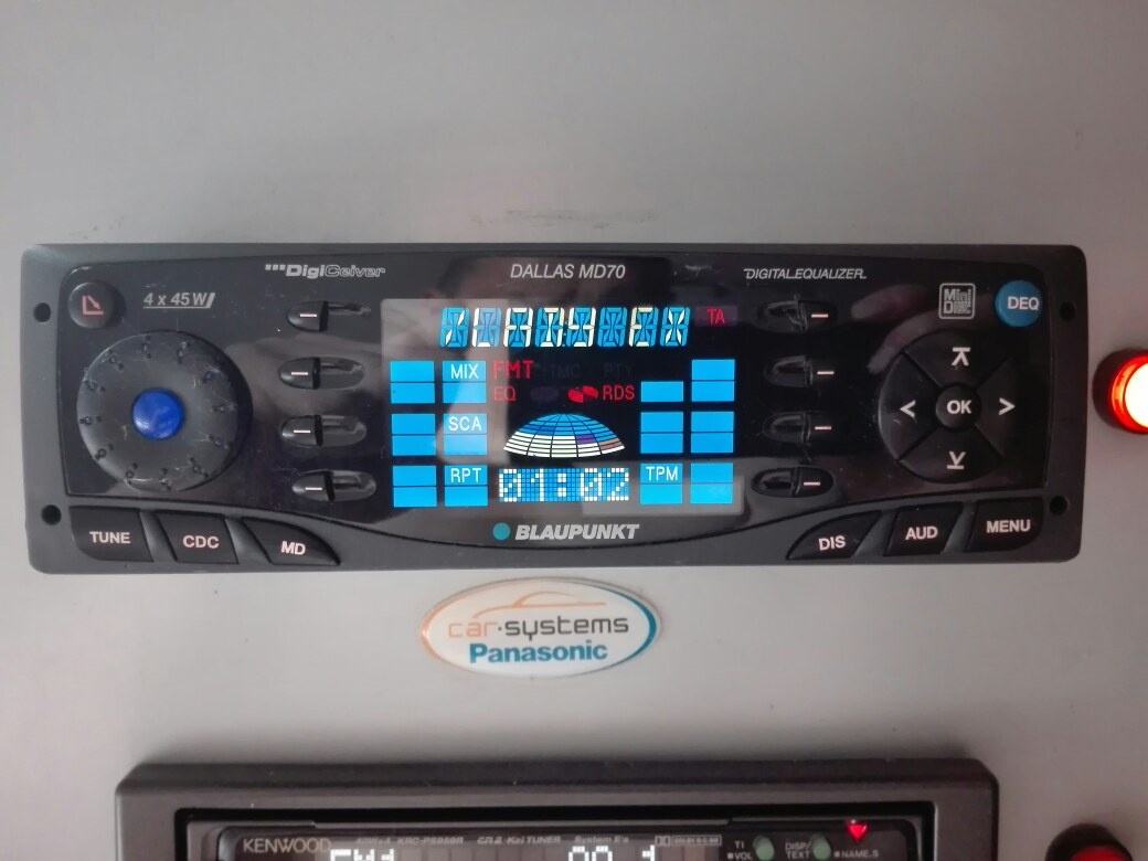 AUTORADIO MINIDISC -BLAUPUNKT DALLAS MD70