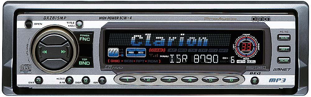 Clarion dxz 818 rmp