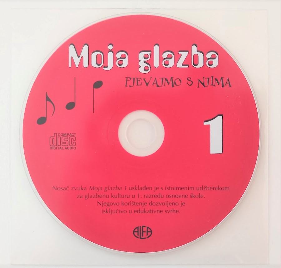 CD MOJA GLAZBA 1 PJEVAJMO S NJIMA, 1. RAZRED OŠ