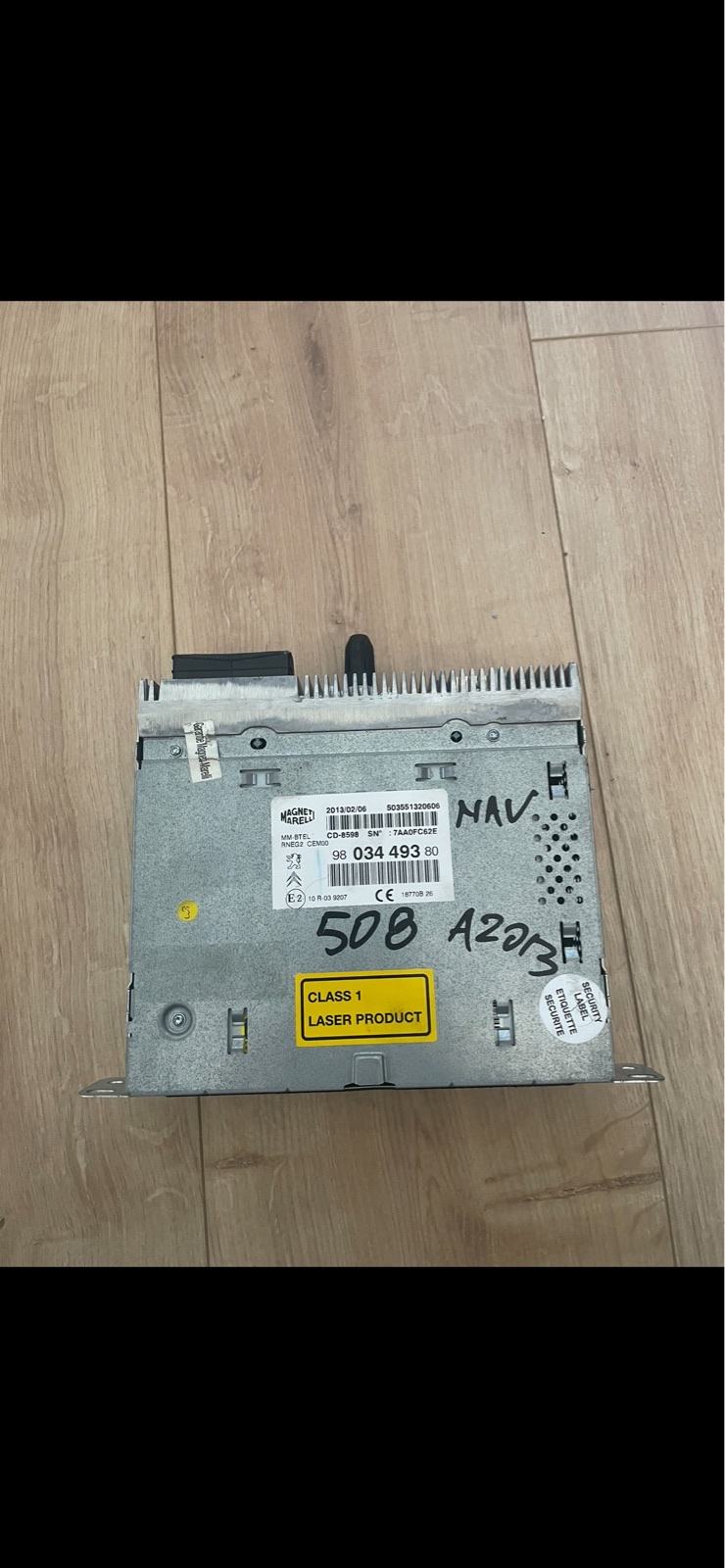 Original auto radio Peugeot 508