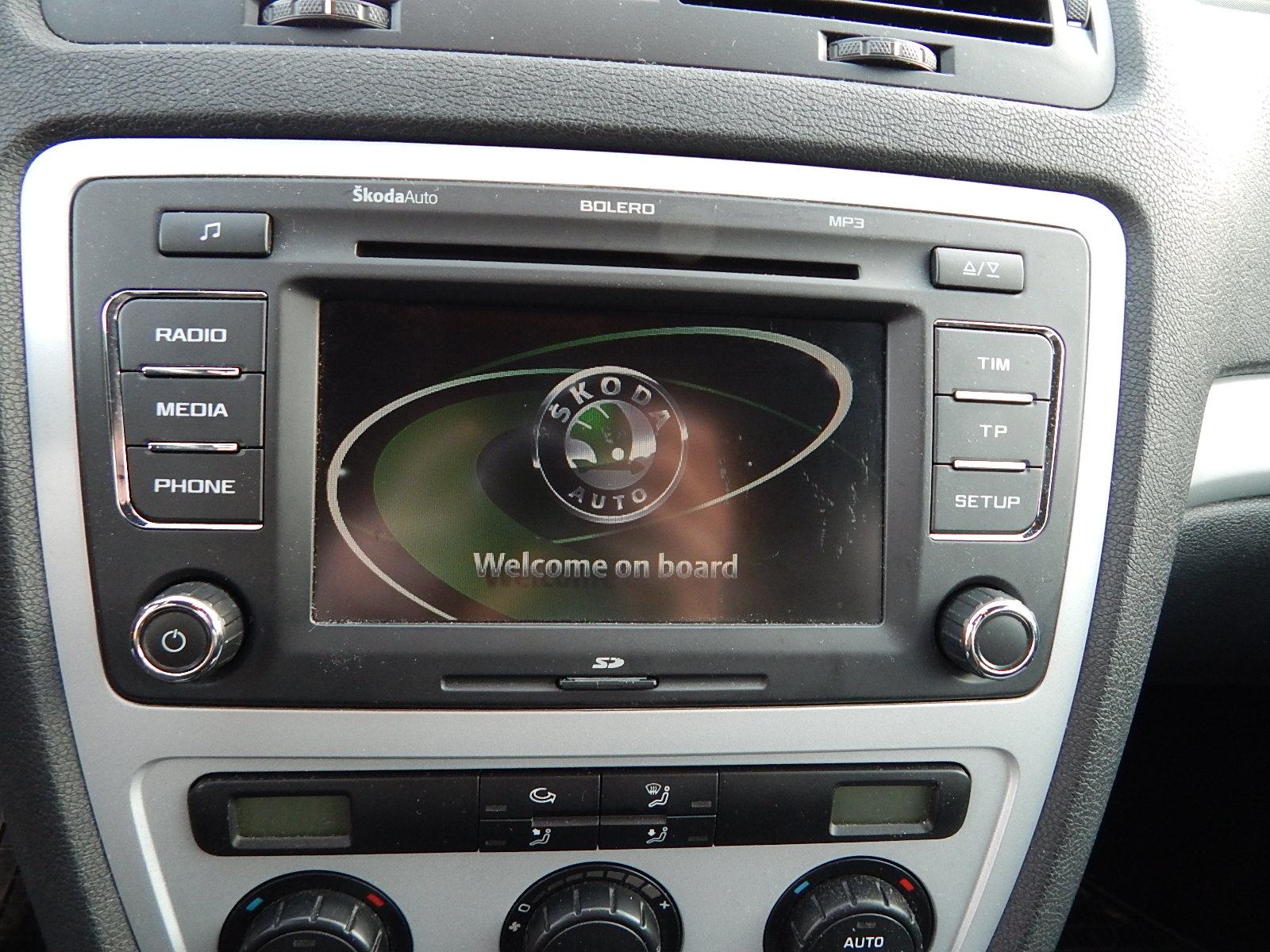 Original škoda autoradio