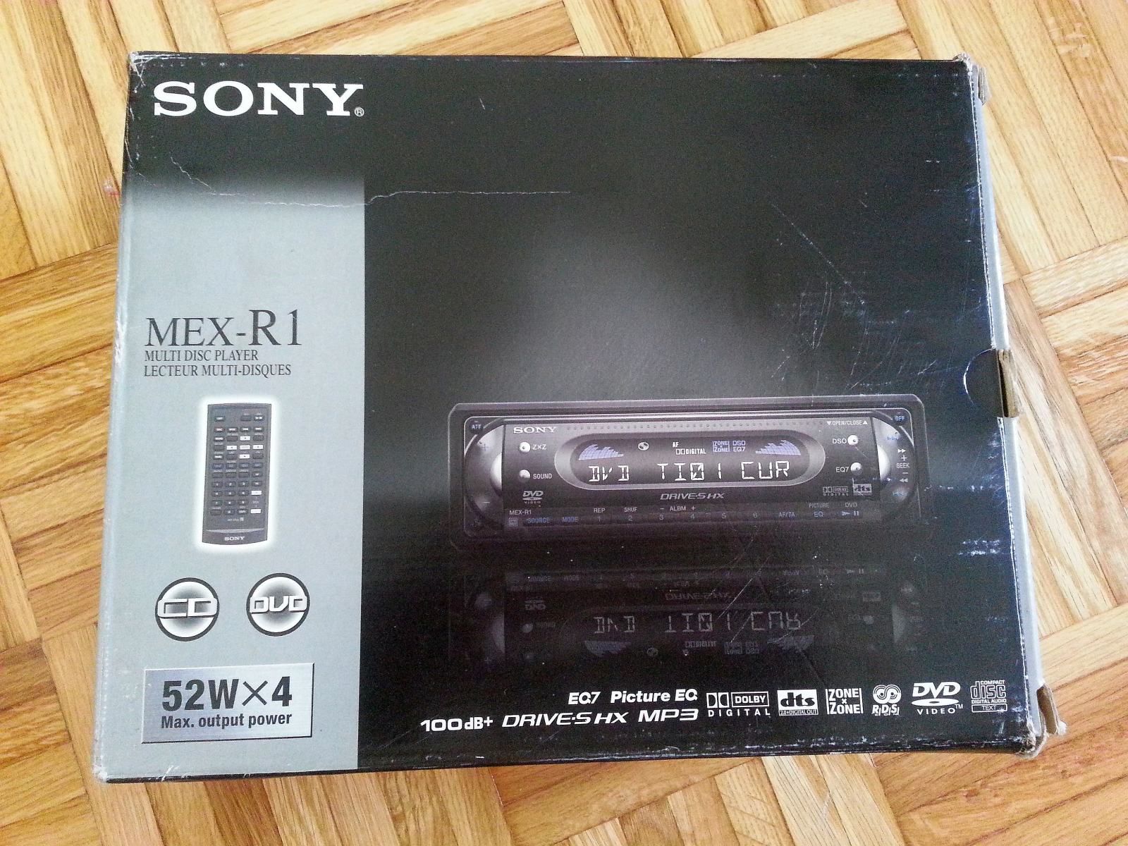 SONY MEX-R1 autoradio MP3 CD DVD multi disc player RARITET!!!
