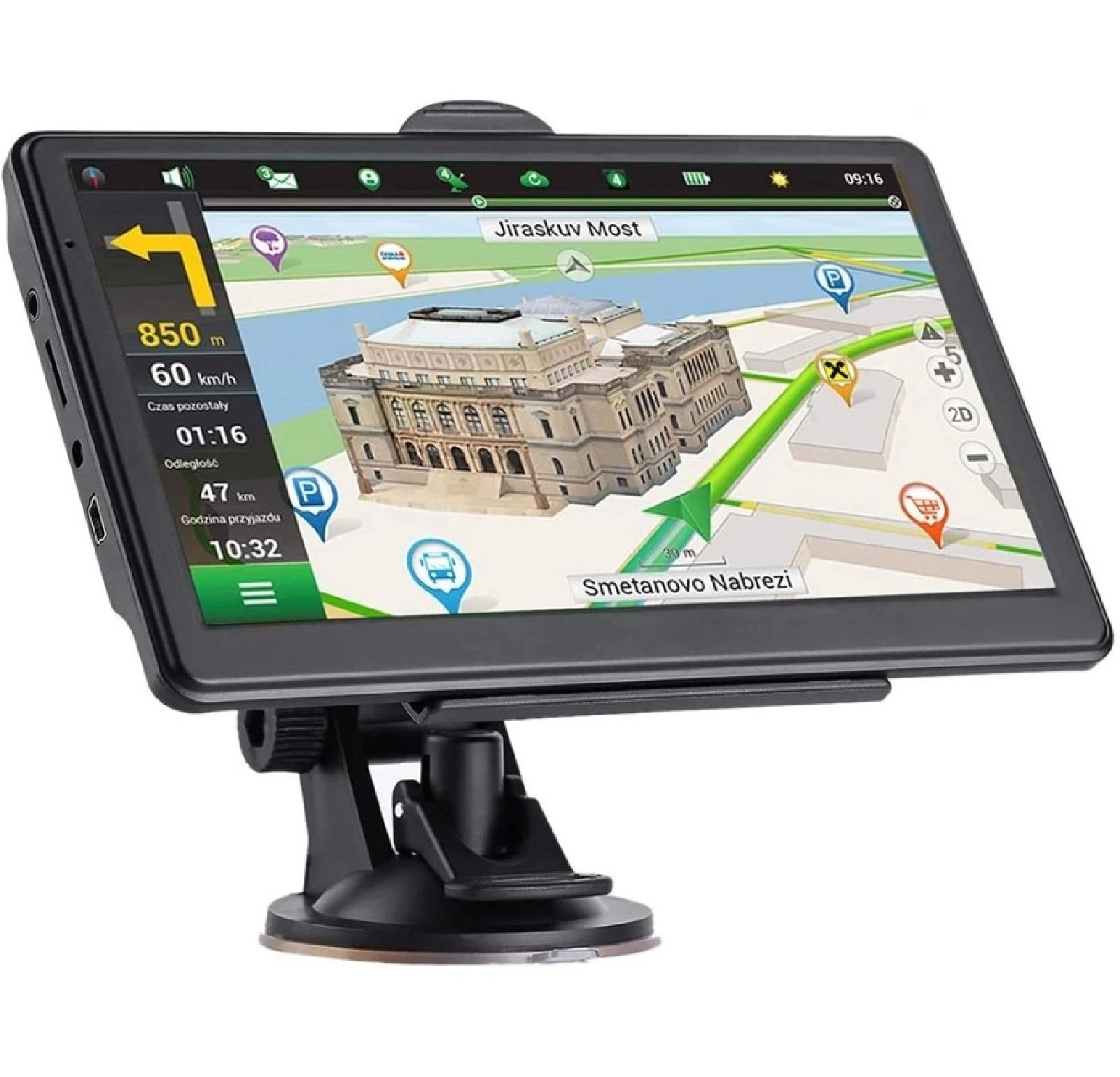 GPS Navigacija za Auto, Kamion, motor...7 ekran
