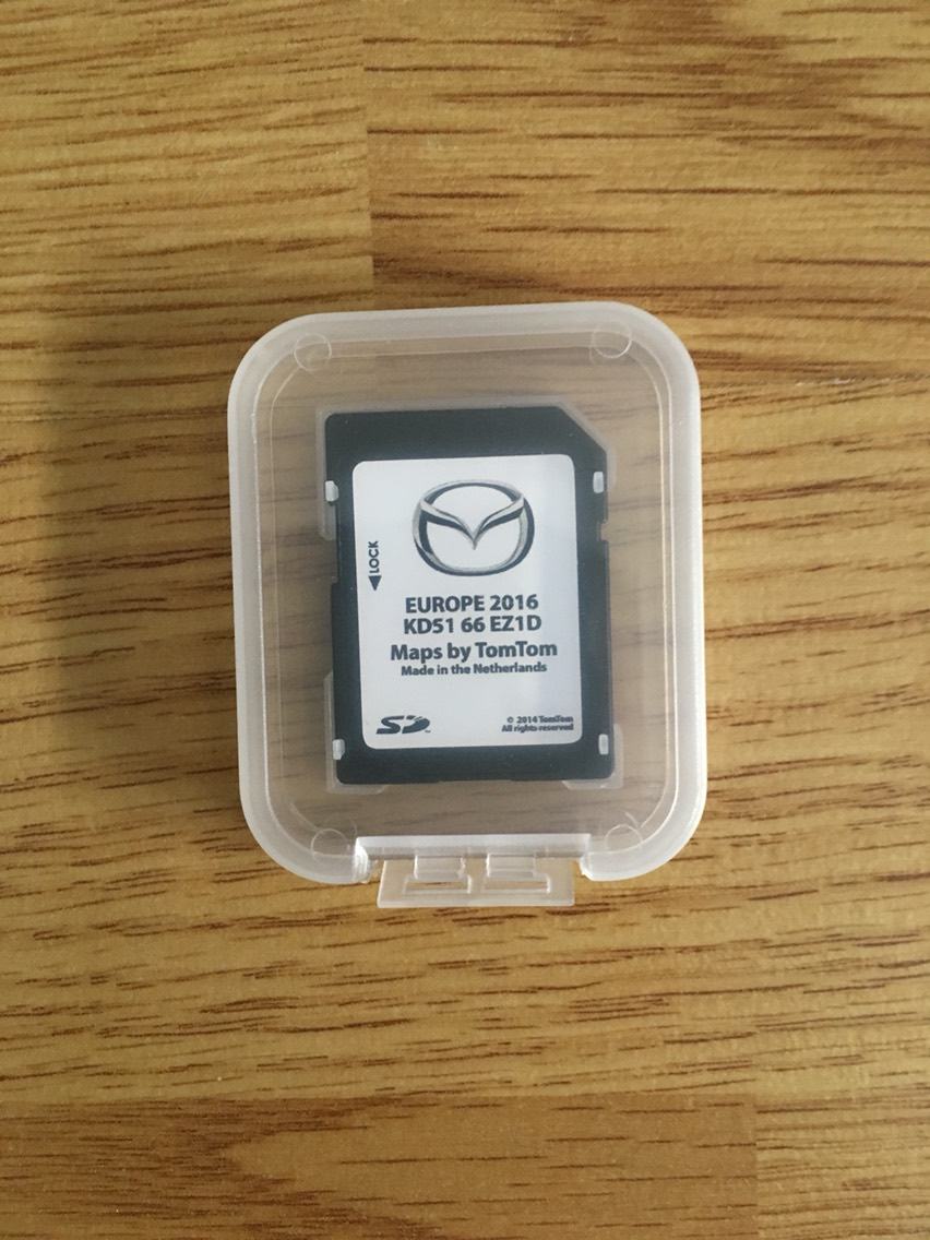 Mazda TomTom SD najnovija navigacijska kartica 2024