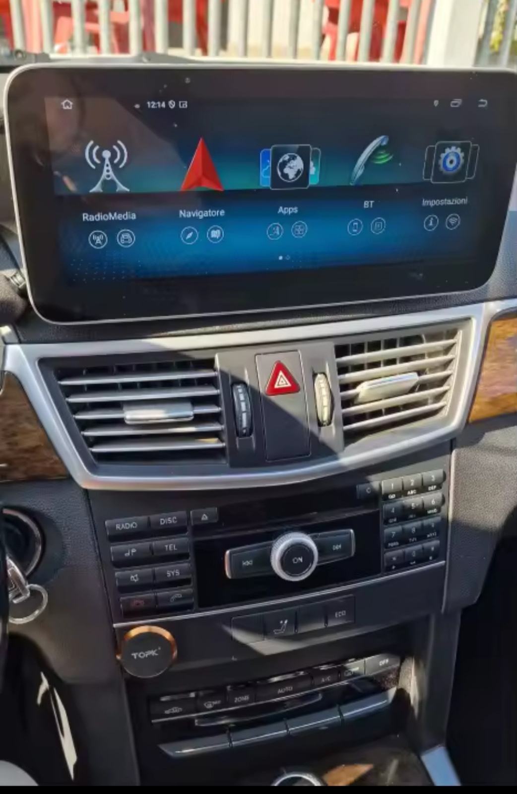 MERCEDES W212 E klasa Android multimedia 10.25 6GB +128GB NTG4.0