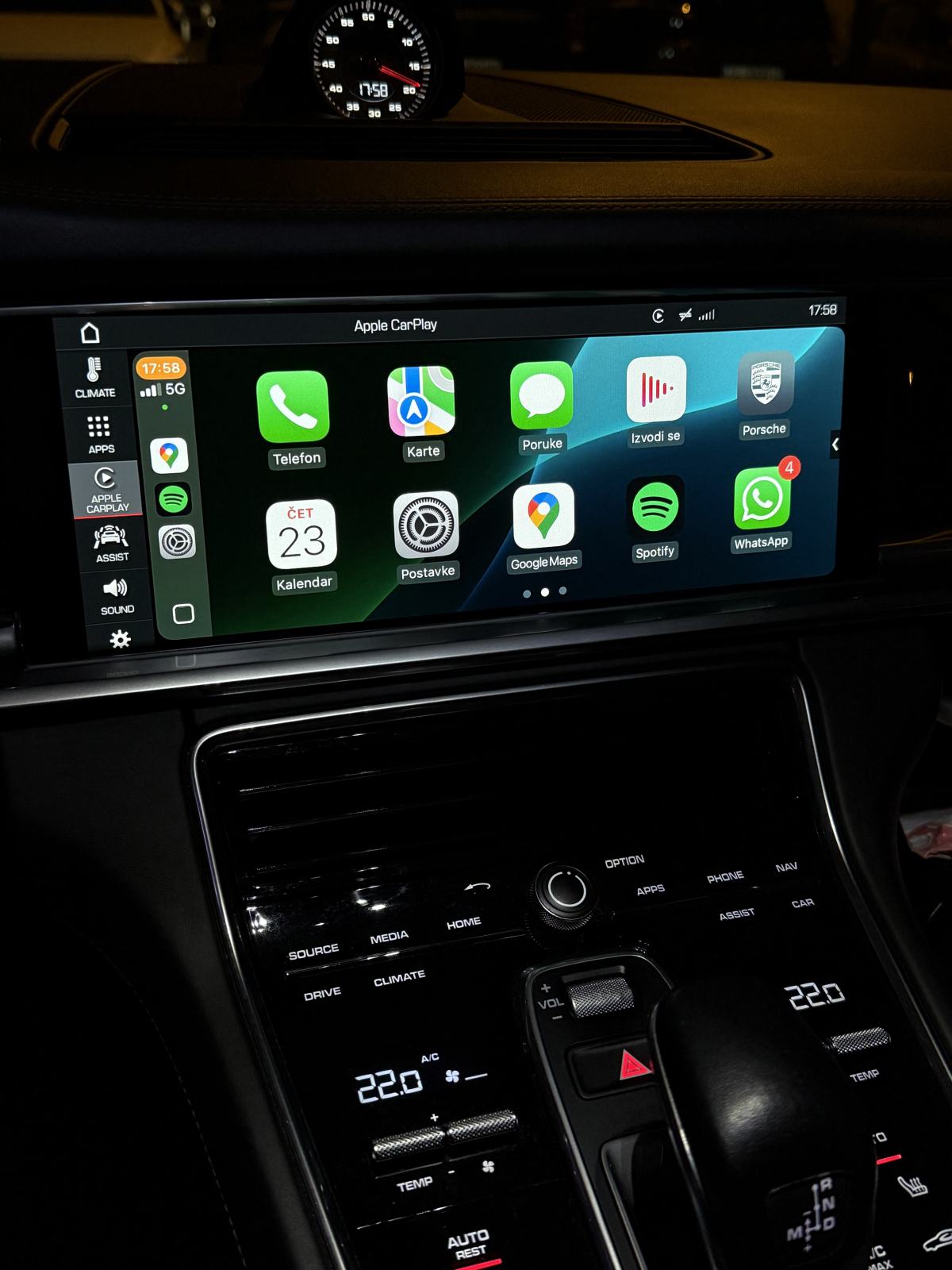 Porsche FULLSCREEN APPLE CARPLAY • AZURIRANJE NAVI