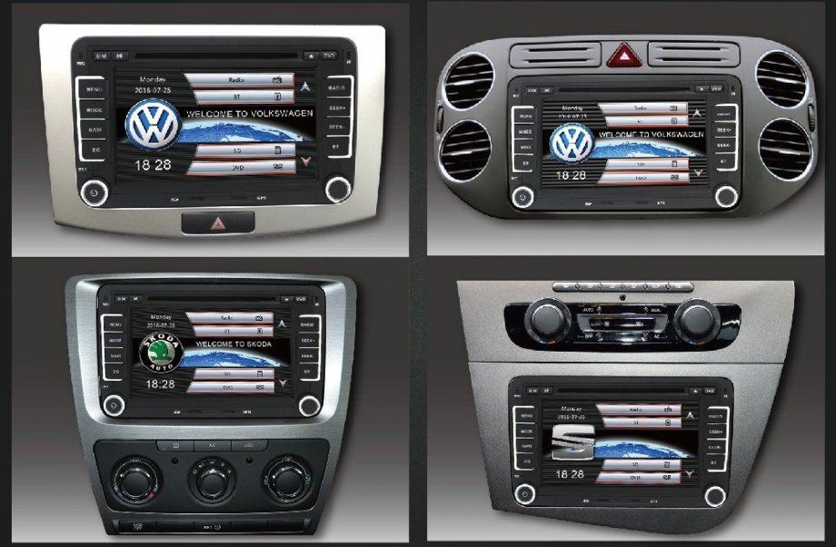 VW SKODA SEAT 2024***RNS 510 VW navi - LEON RAPID ALTEA OCTAVIA MASKA