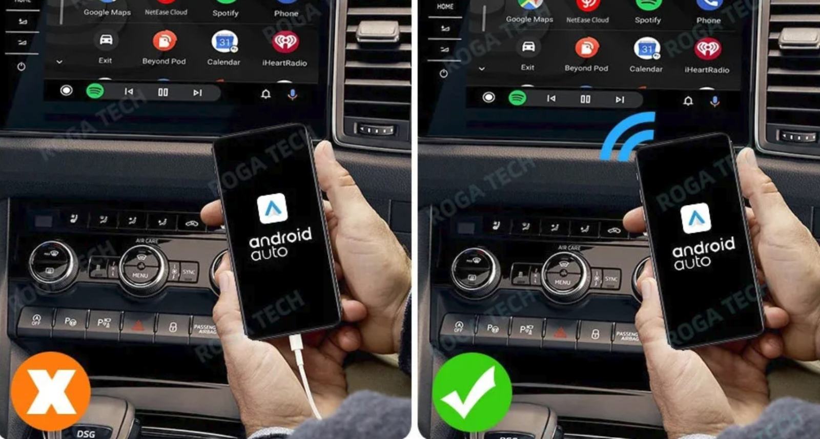 Wired to Wireless Android Auto USB stick Adapter
