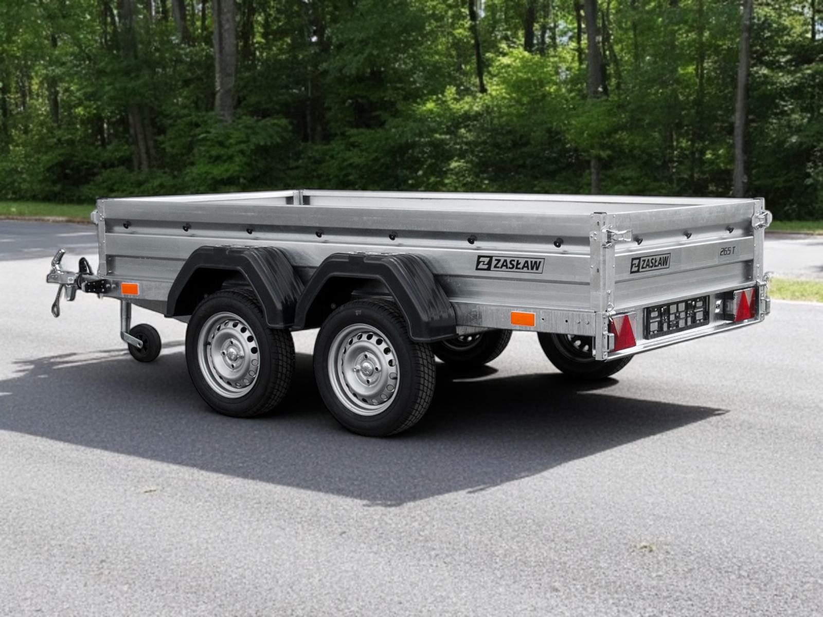 Auto prikolica 265T (265x132x35 cm) - 2 osovine - B-kategorija!