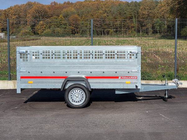 Auto prikolica PRO 2612+mrežne stranice (264x126x80 cm) 750 kg