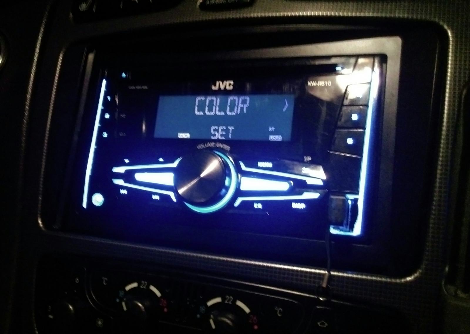 JVC radio KW-R510, 4x50 Watt, CD, MP3, WMA, USB, AUX, RCA