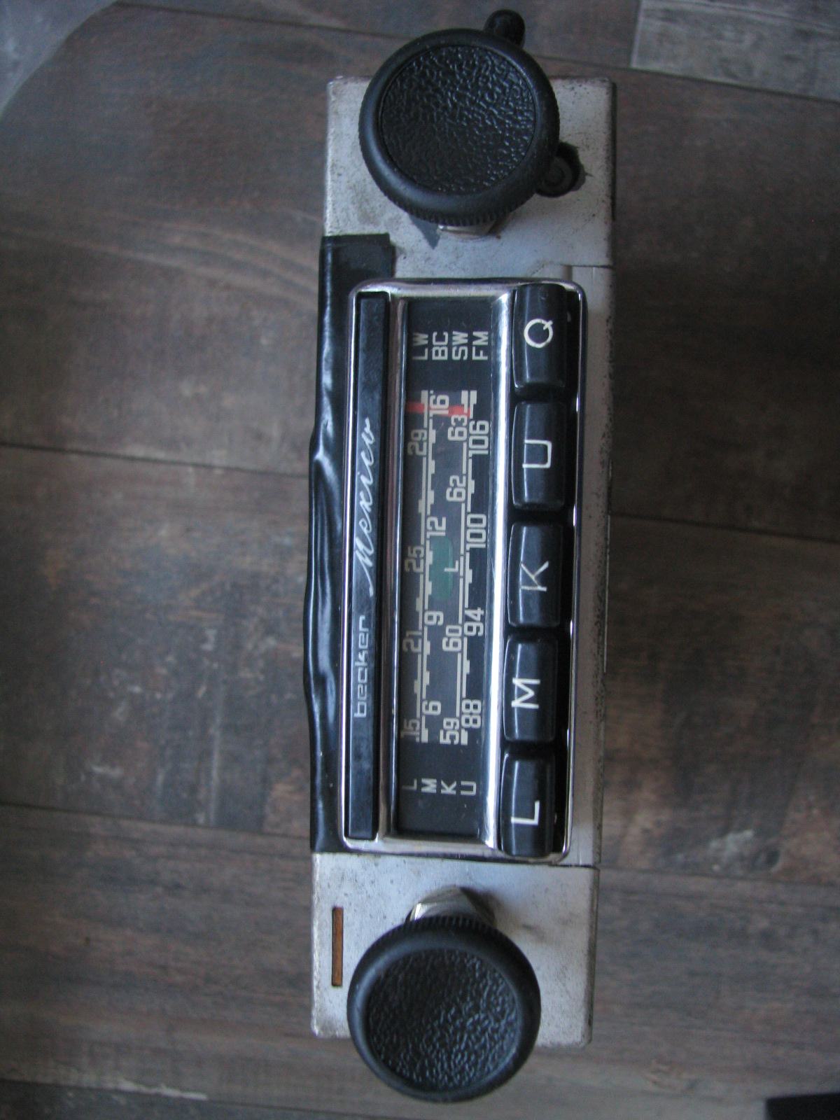 Vintage autoradio Becker Mexico