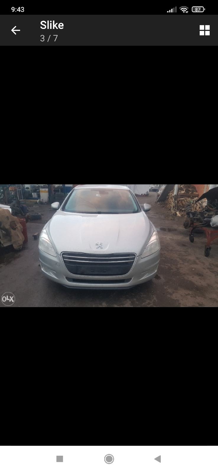 prednja sajba staklo pezo 508