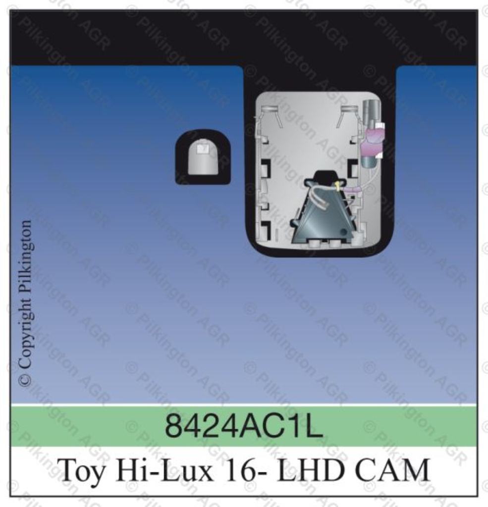 ŠAJBA TOYOTA HI-LUX 016- TELECAMERA