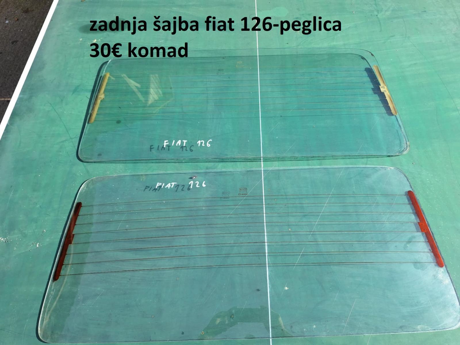 zadnja šajba fiat 126-peglica