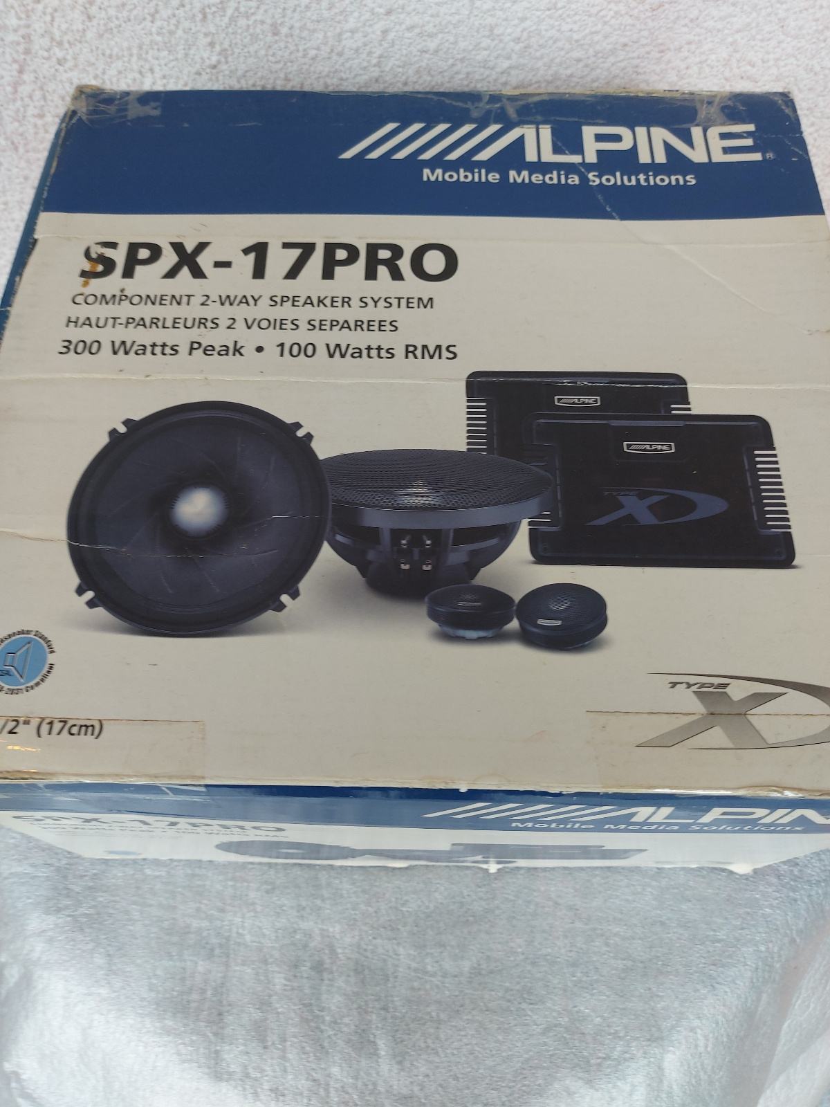 Alpine SPX-17PRO Type X sistemi