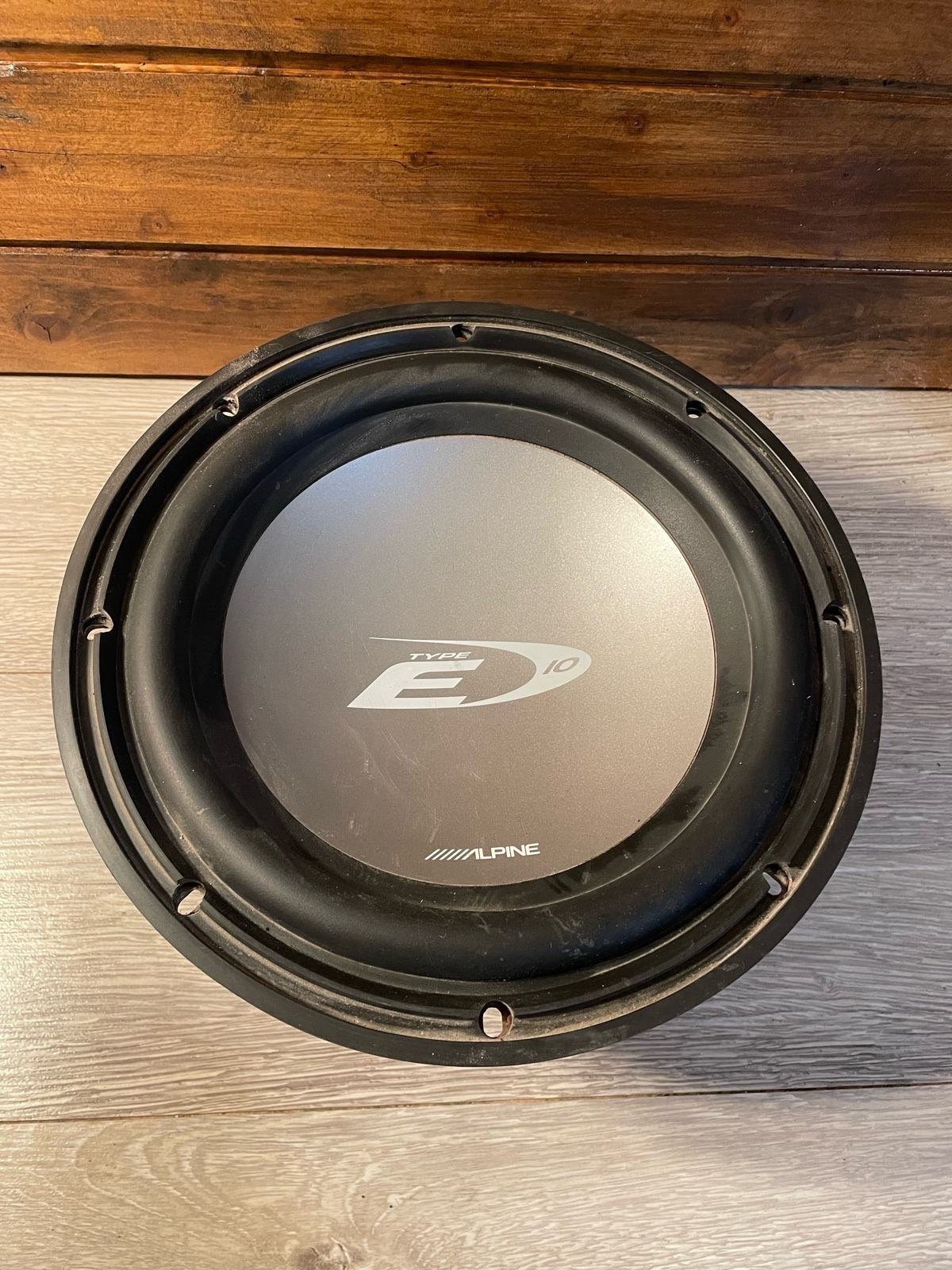 Alpine Subwoofer type e10, 10 #POVOLJNO#