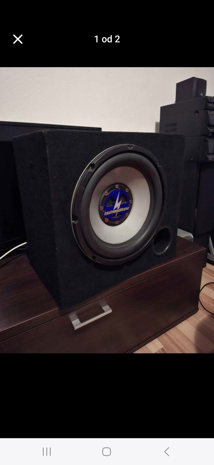 Subwoofer lightning Audio 38cm,450 rms-a