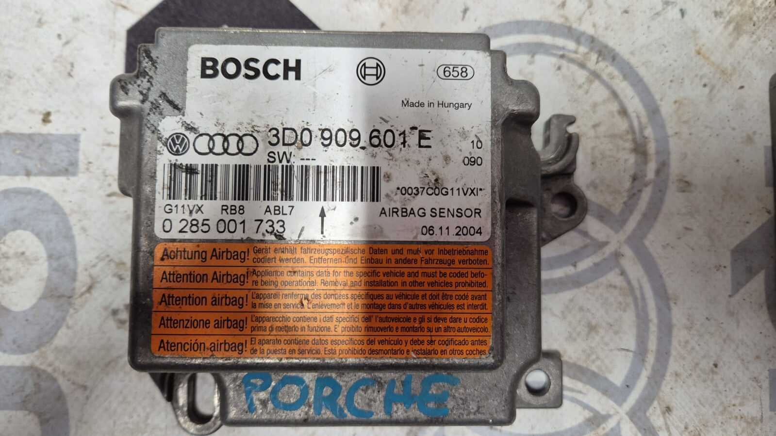 3D0909601E 2 airbag modul