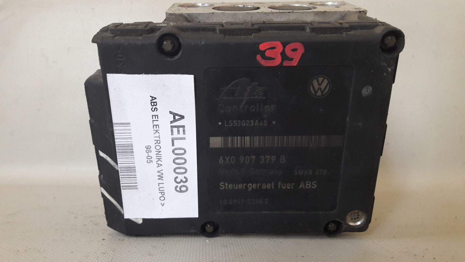 ABS ELEKTRONIKA VW LUPO > 98-05 6X0907379B 6X0614117
