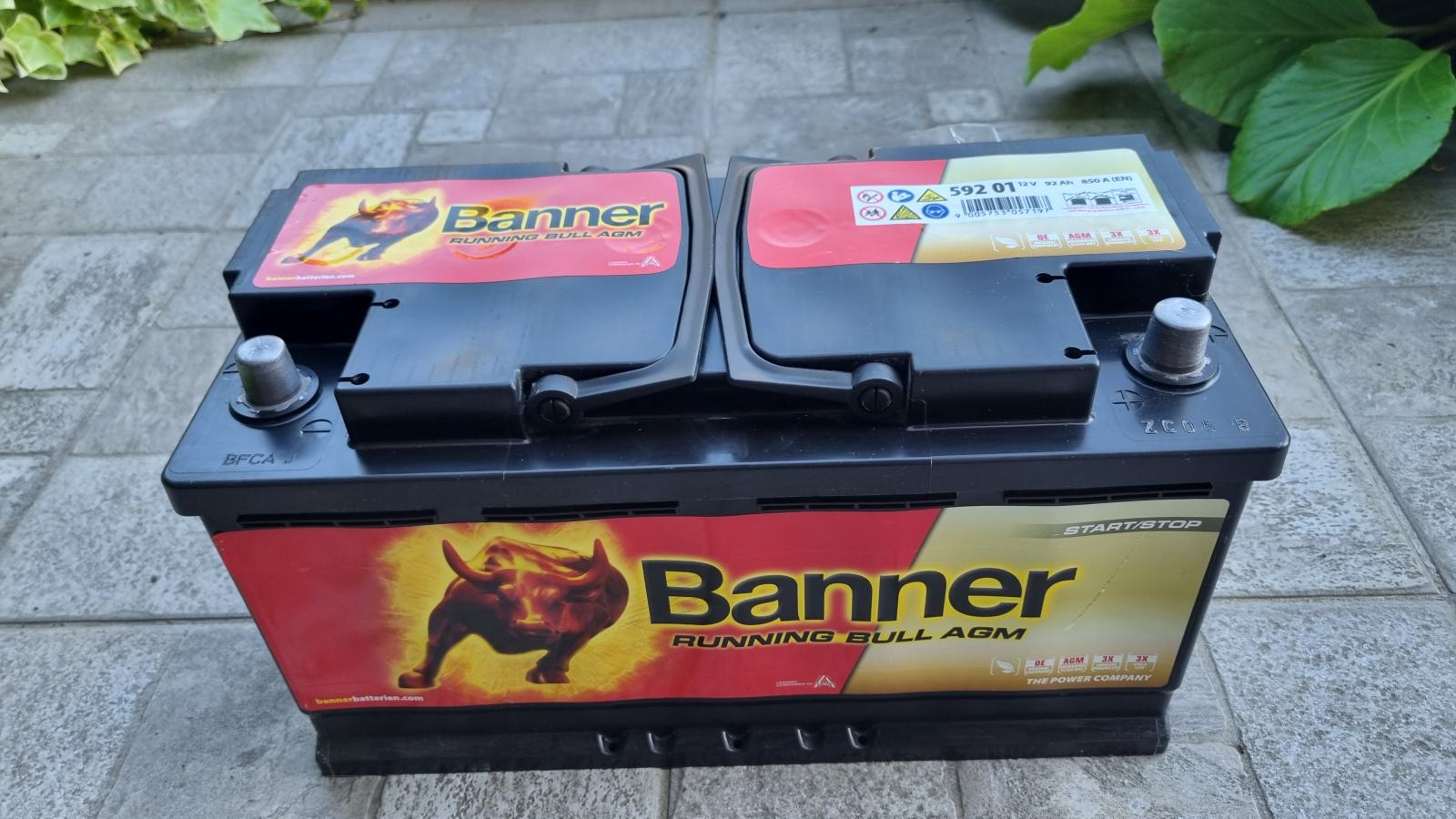 Akumulator AGM Banner Running Bull 92 Ah 850A