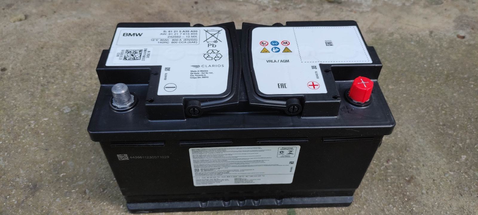 NOVI Akumulator BMW AGM 80Ah