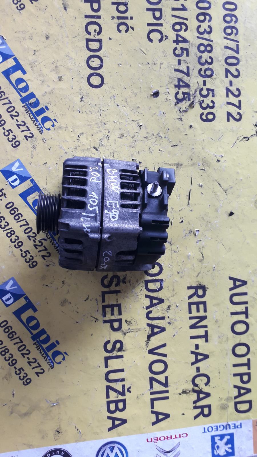 ALTERNATOR BMW E90 2.0 105 KW 2010 G.P / 2543461D / FG18S019 / 7802261