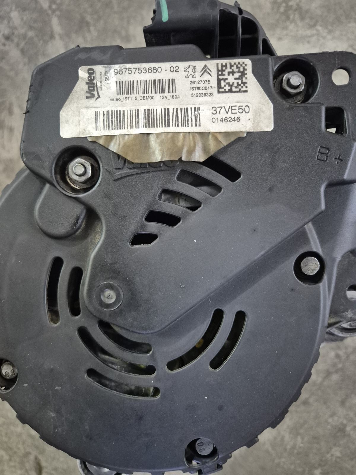 Alternator Valeo start stop, peugeot, citroen