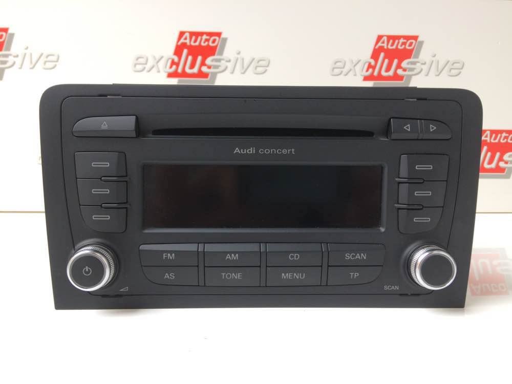 AUDI A3 8P **** ORIGINALNI RADIO CD PLAYER Audi concert **** 2006...