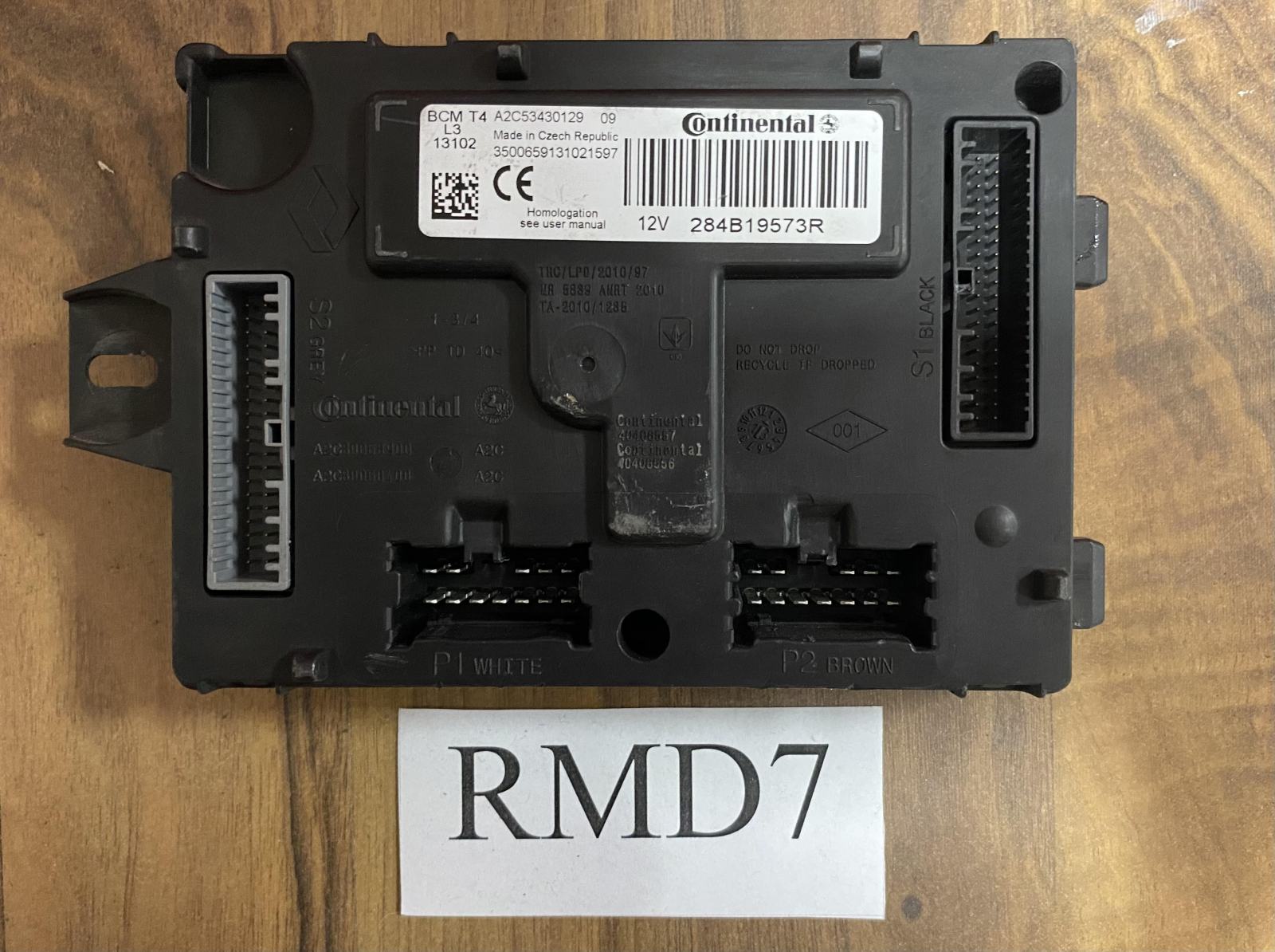 BCM T4 MODUL RENAULT CLIO 4 284B19573R CONTINENTAL RMD7