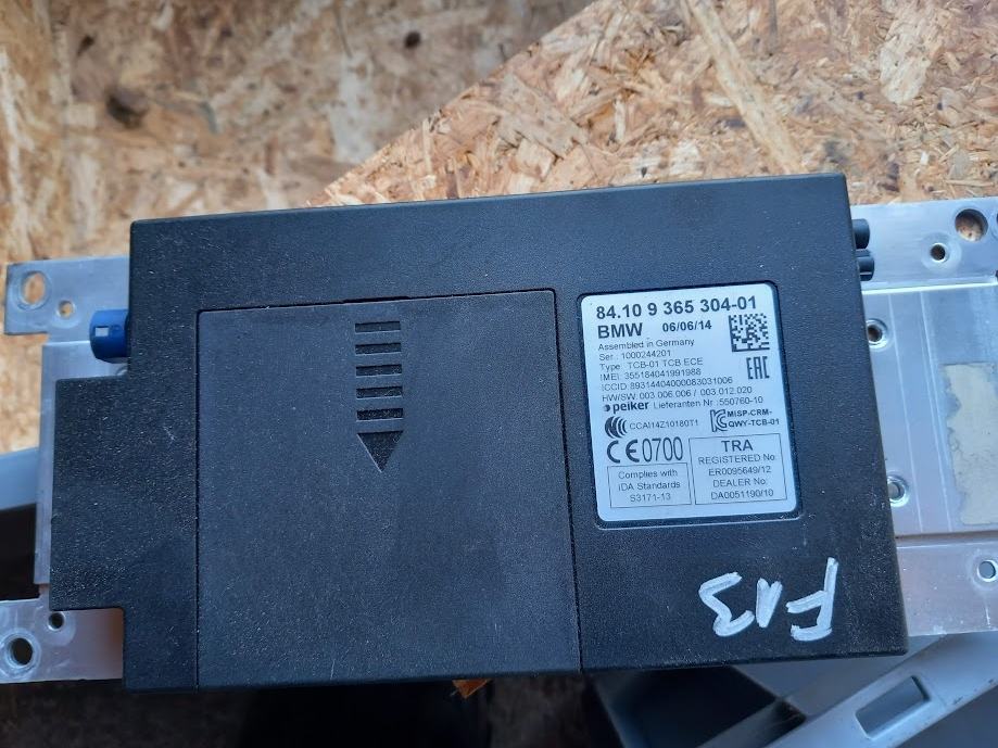 Bmw Bluetooth Control Unit Module 9365304 9371789