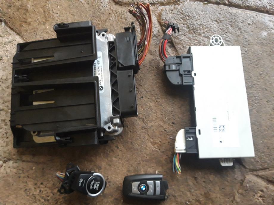 BMW F10 520d CAS kompjuter motora modul kljuc cas4 dme ecu 0281019806