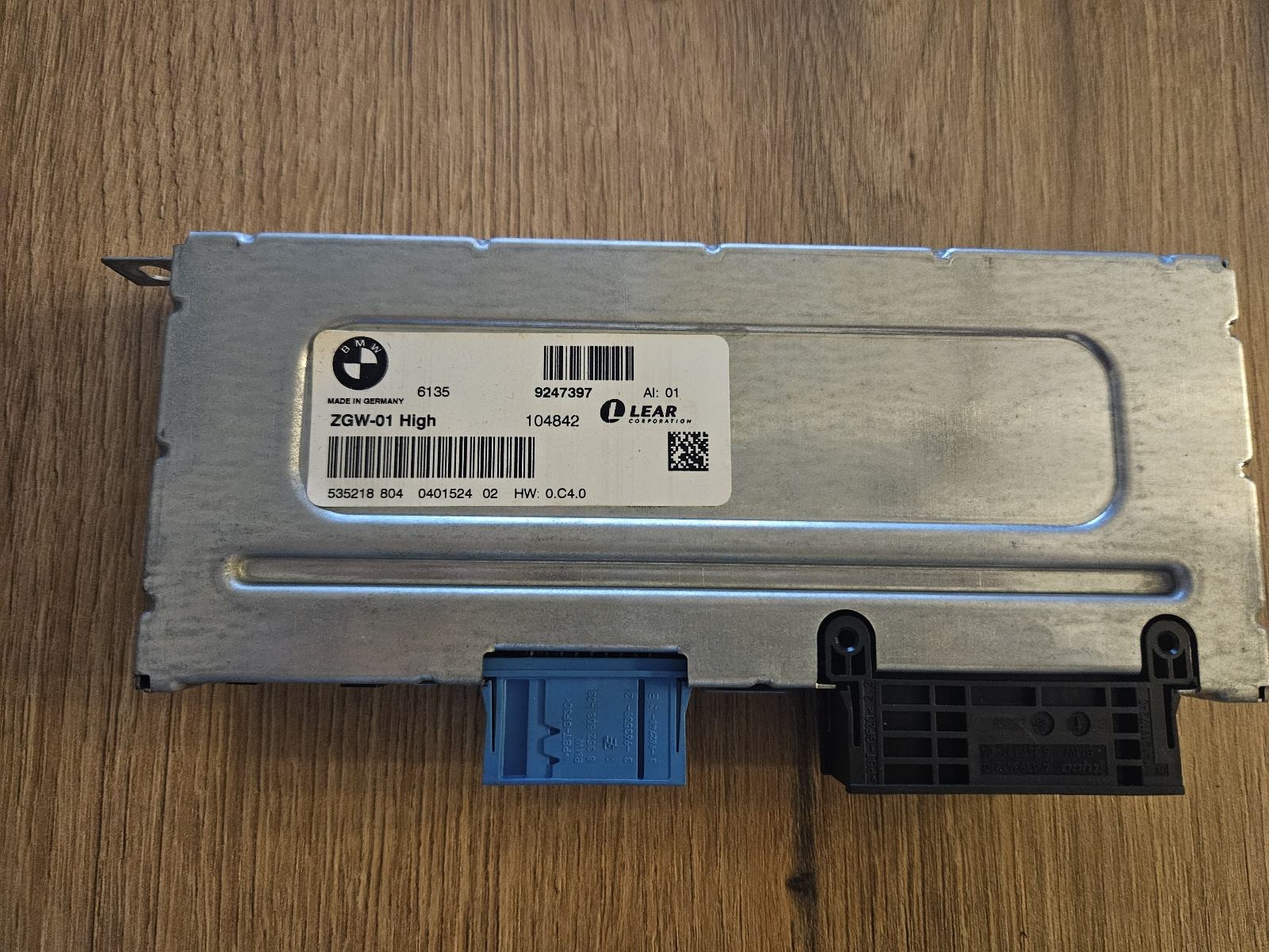 BMW F10 F11 ZGW-01 HIGH modul GATEWAY 9247397