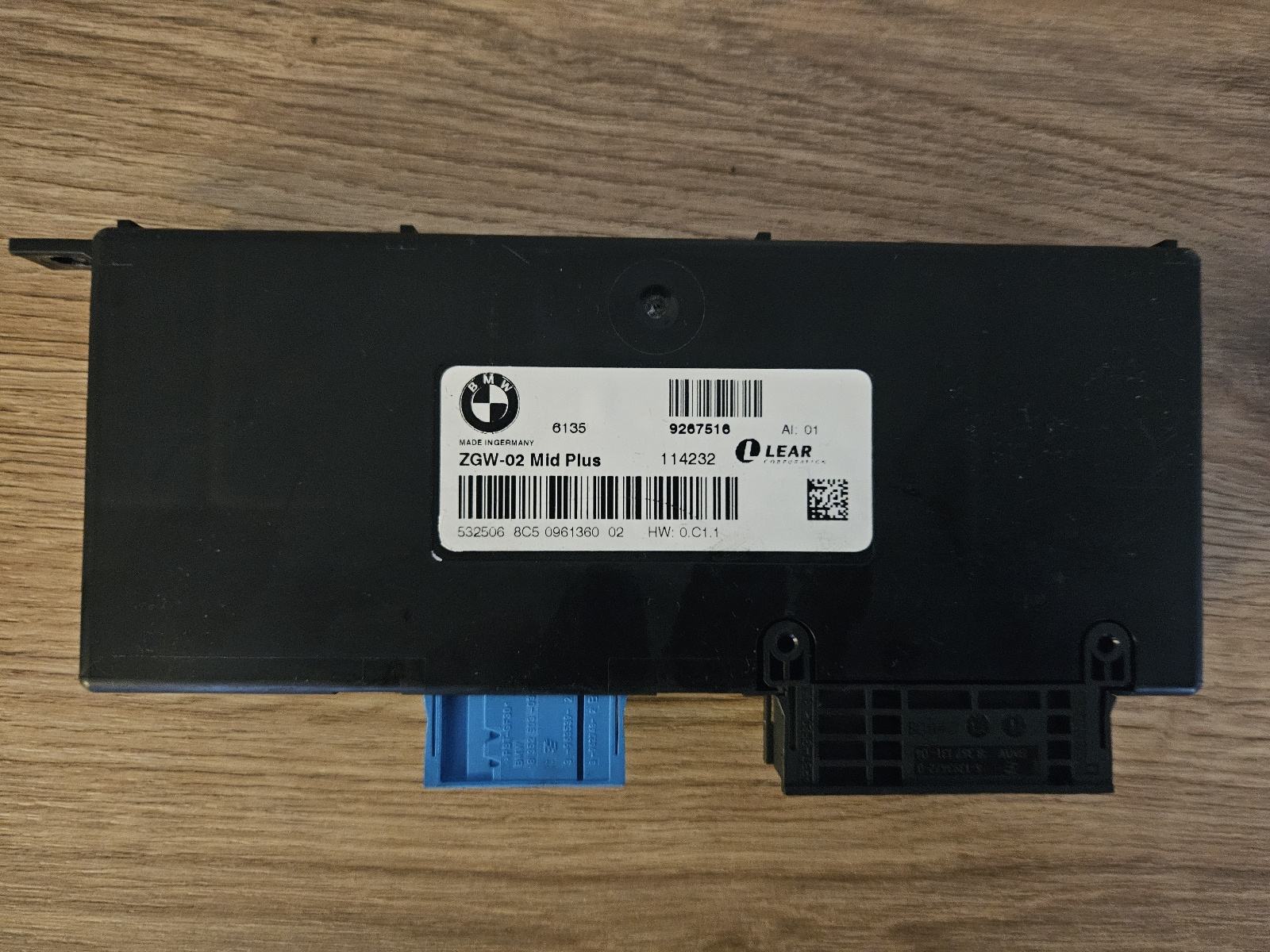 BMW F10 F11 ZGW02-Mid Plus MODUL GATEWAY CENTRAL ZGW 9267516