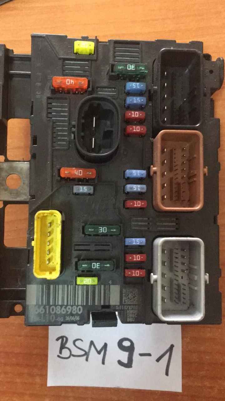BSM MODUL KUTIJA OSIGURAČA L10-00 CITROEN 9661086980 6500FH BSM 9-1