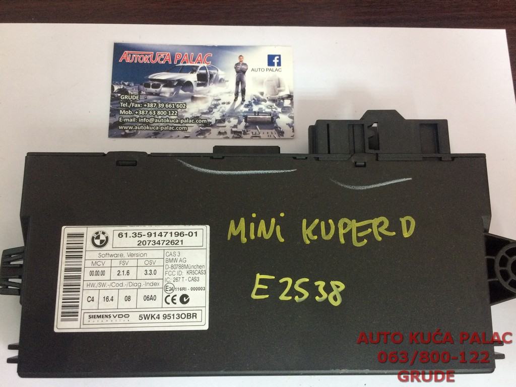 CAS3 MODUL Mini COOPER D 61359147196 E2538