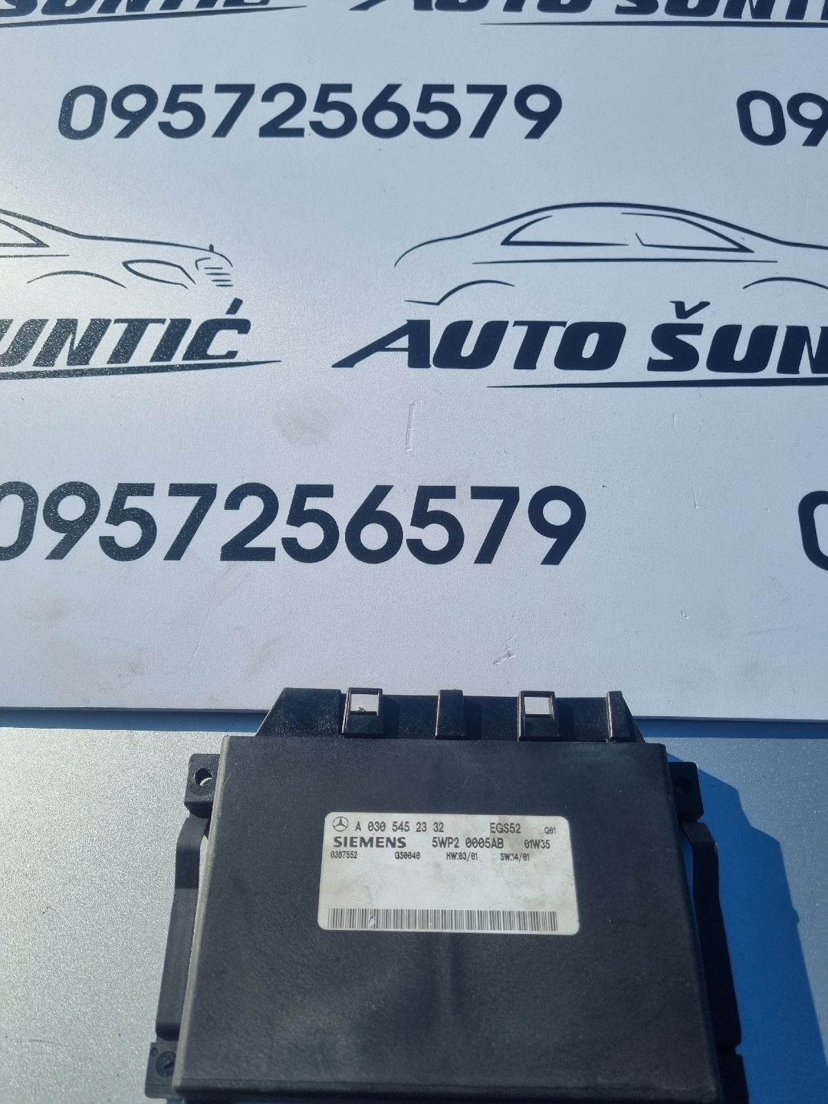 EGS PROCESOR GETRIBE MJENJAČA A0305452332 MERCEDES