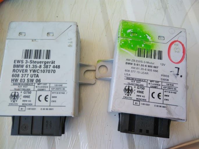 ews elektronika Bmw E46 8387448 6905667