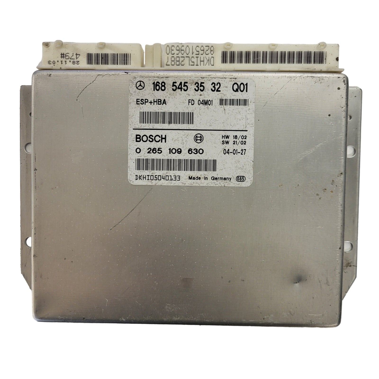 MERCEDES-BENZ A CLASS W168 ESP ECU / 1685453532 / 0265109630 / BOSCH E