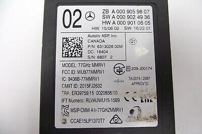 ***MERCEDES-BENZ***RADAR SENZOR W213/C257/X290**A0009059807***