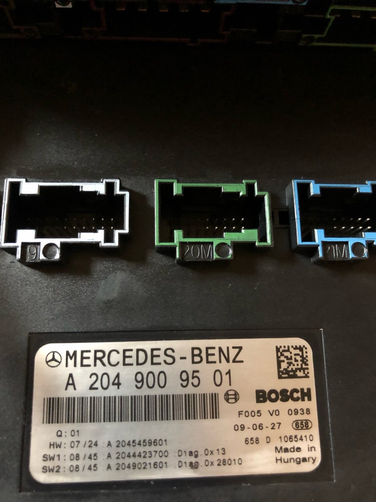 Mercedes C E klasa w204 w212 SAM modul A 204 900 95 01