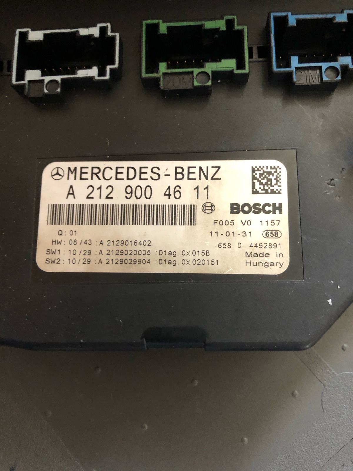 Mercedes C E klasa w204 w212 SAM modul A 212 900 46 11