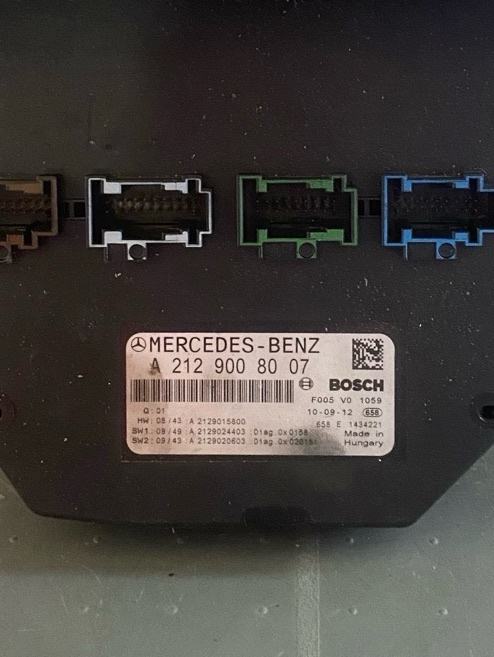 Mercedes C klasa E klasa w204 w212 SAM modul A 212 900 80 07