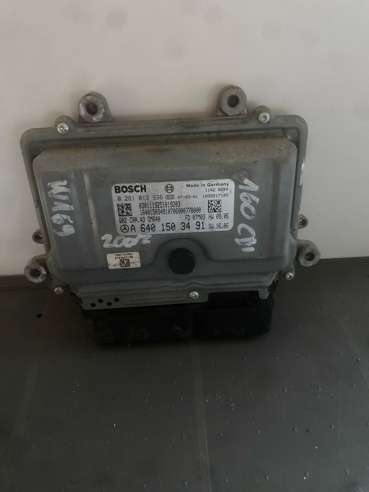 Mercedes om640 A B klasa kompjuter motora A 640 150 34 91