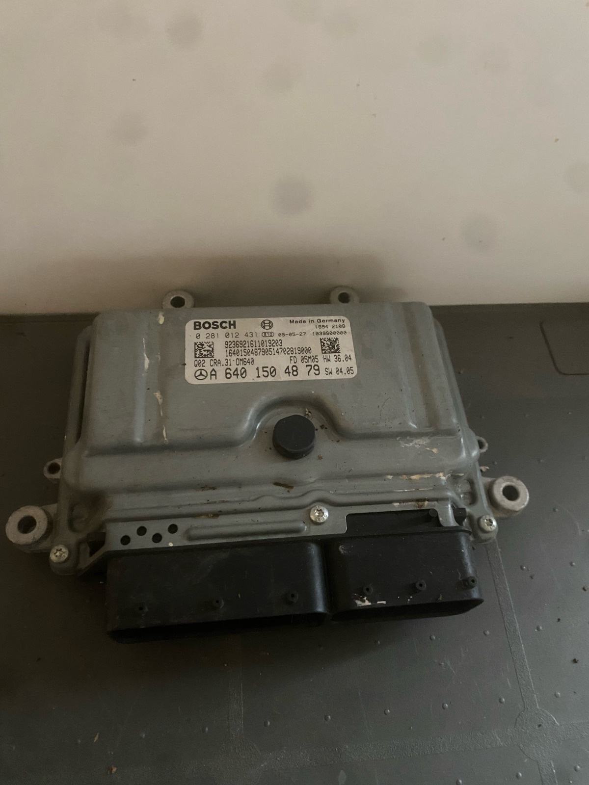 Mercedes om640 A B klasa kompjuter motora A 640 150 48 79