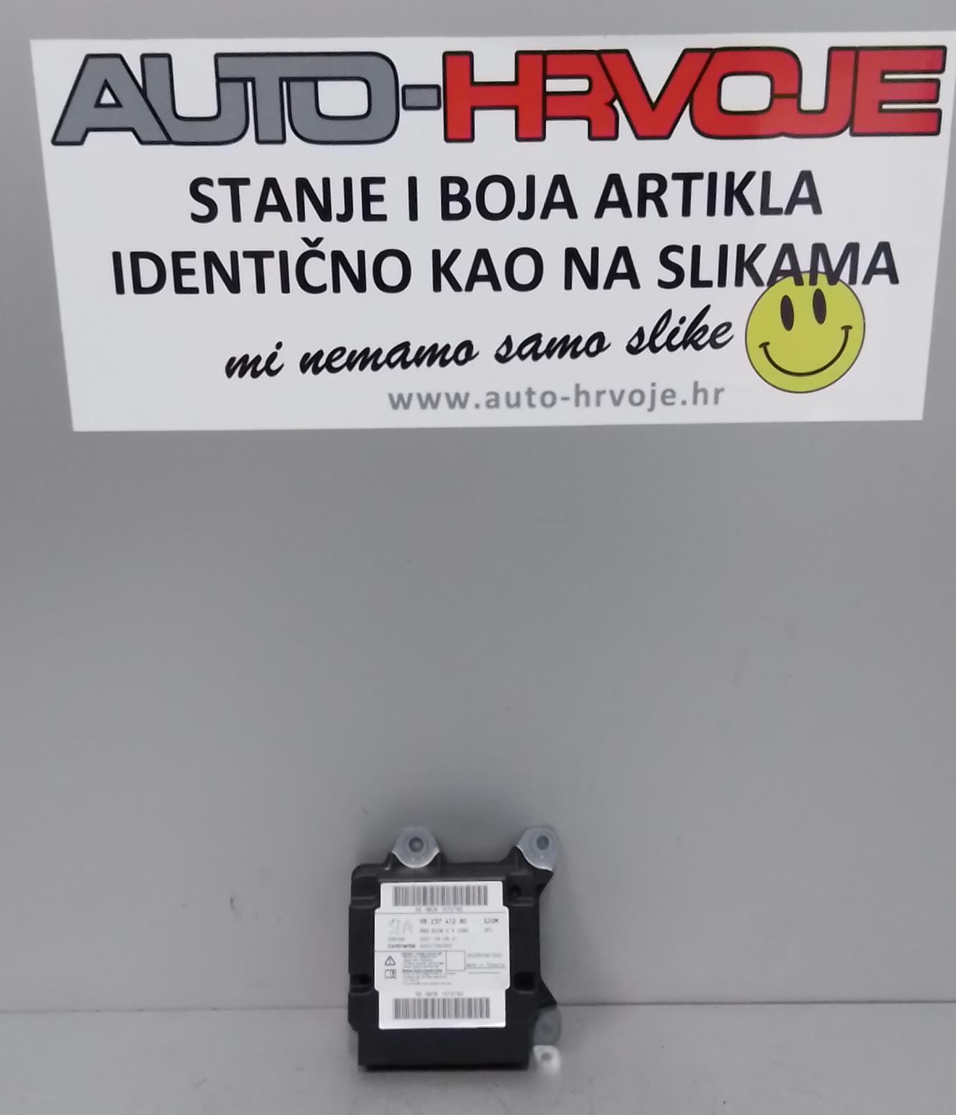 Modul airbag-a Citroen Jumpy 3 2016- / 9823741280