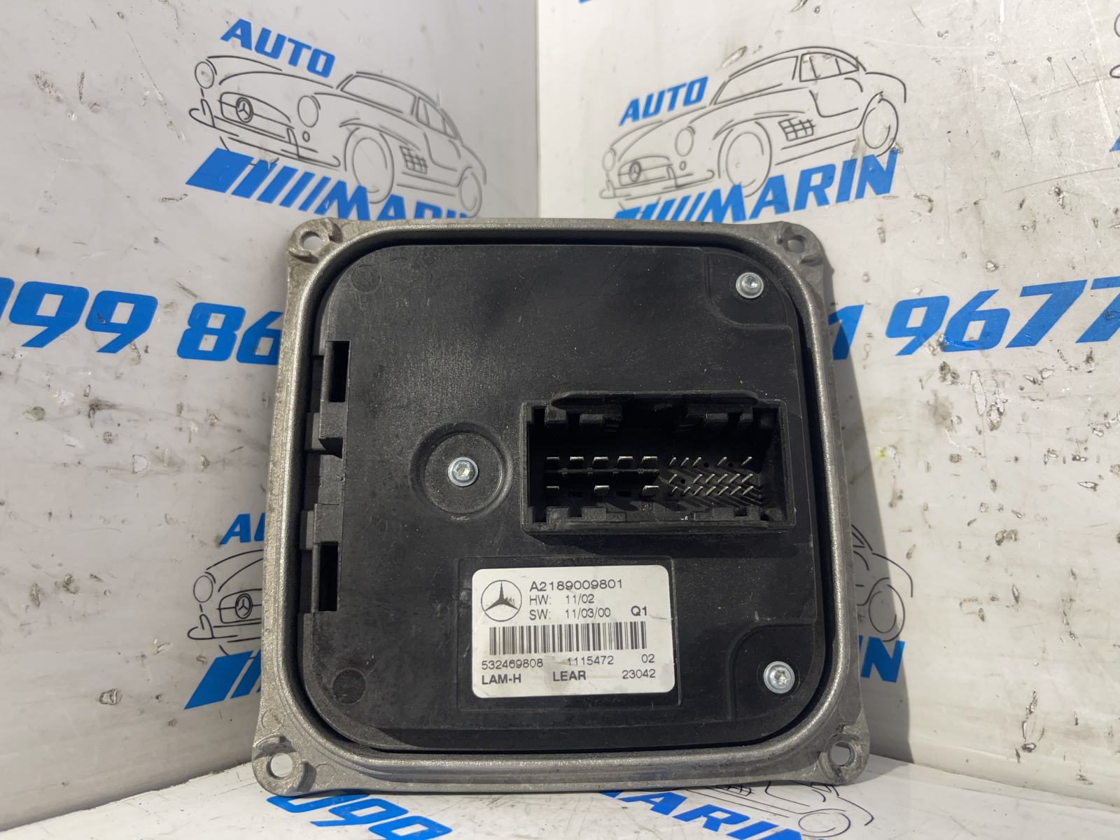 Modul Fara MERCEDES CLS (C218) > 15- A2189009801 A2189009003