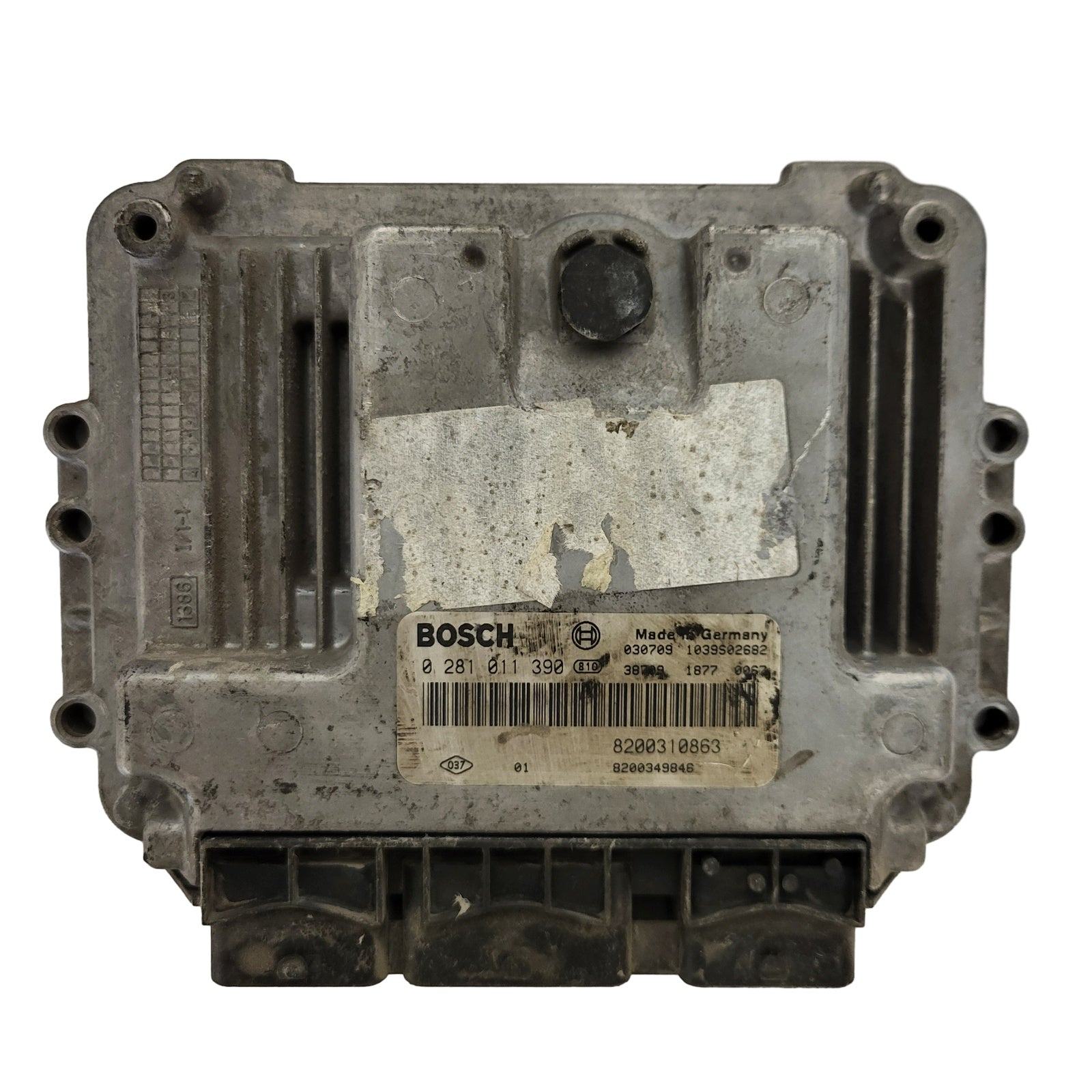 Renault Megane Scenic ECU / 0281011390 / 8200310863 / 8200349846 / BOS