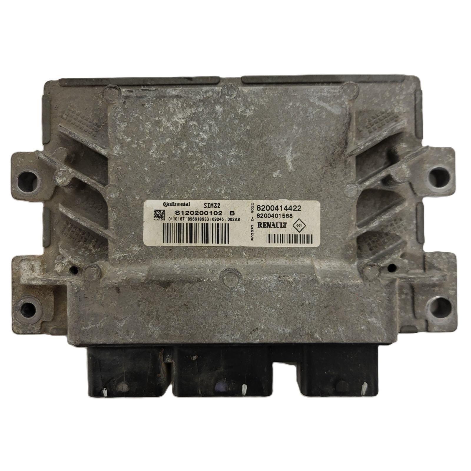 RENAULT MODUS ECU / S120200102 / S120200102B / SIM 32 / 8200414422 / 8